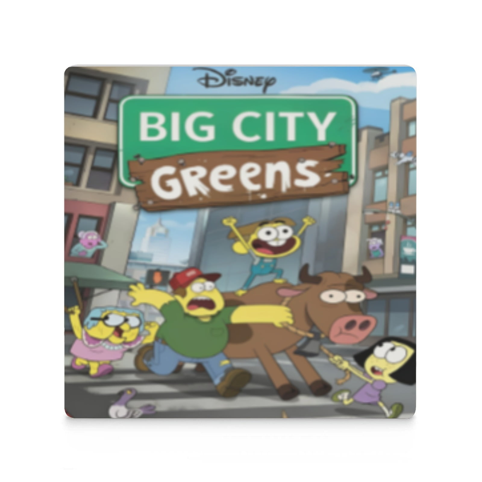 Big City Greens Ceramic Coasters 4 Pcs,These coasters are perfect for ...