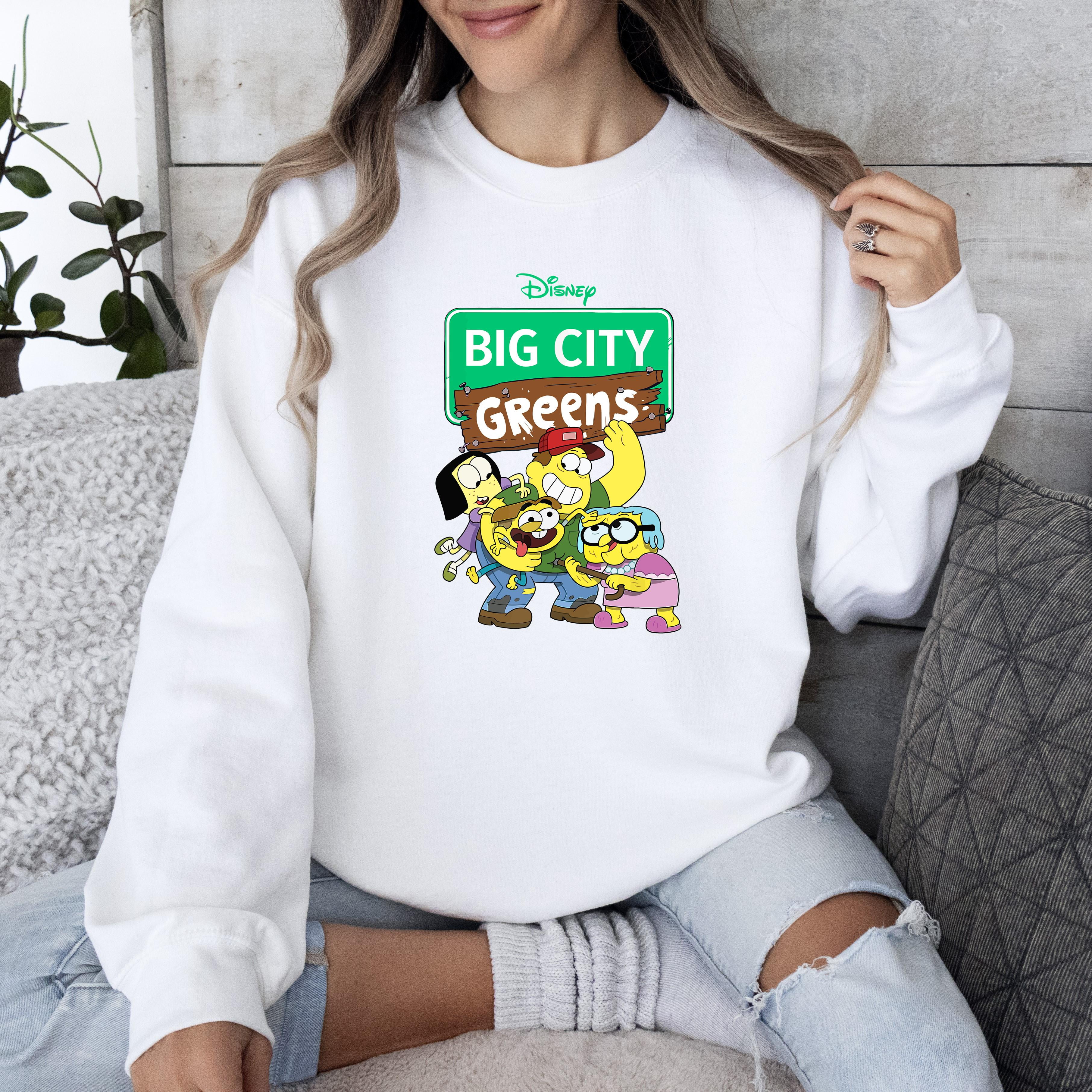 Big City Greens Cute Characters Sweatshirt Cartoon Fun, for men & women, up to size 5XL ...