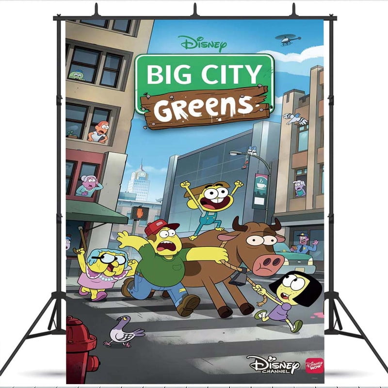 Big City Greens Party Supplies Background Backdrop Taspestry Banner ...