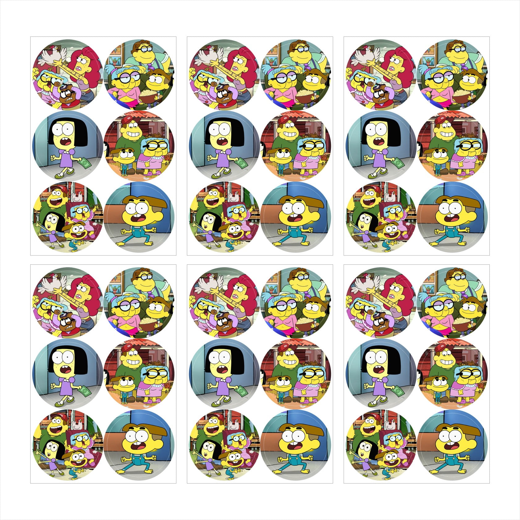 Big City Greens Stickers Party Favors Labels Birthday Thank You Themed ...