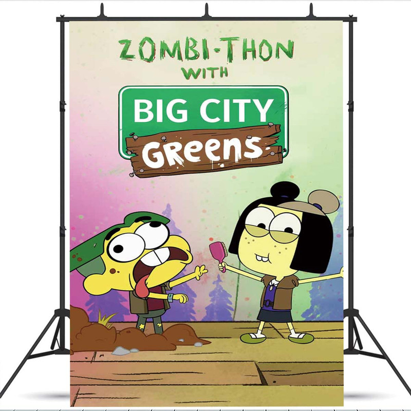 Big City Greens Taspestry Wall Decor Birthday Banner Backdrop ...