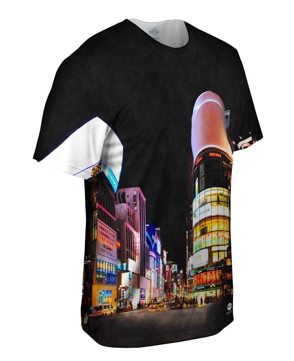 Big City Lights Tokyo Japan Mens T-Shirt All Over Print - Walmart.com