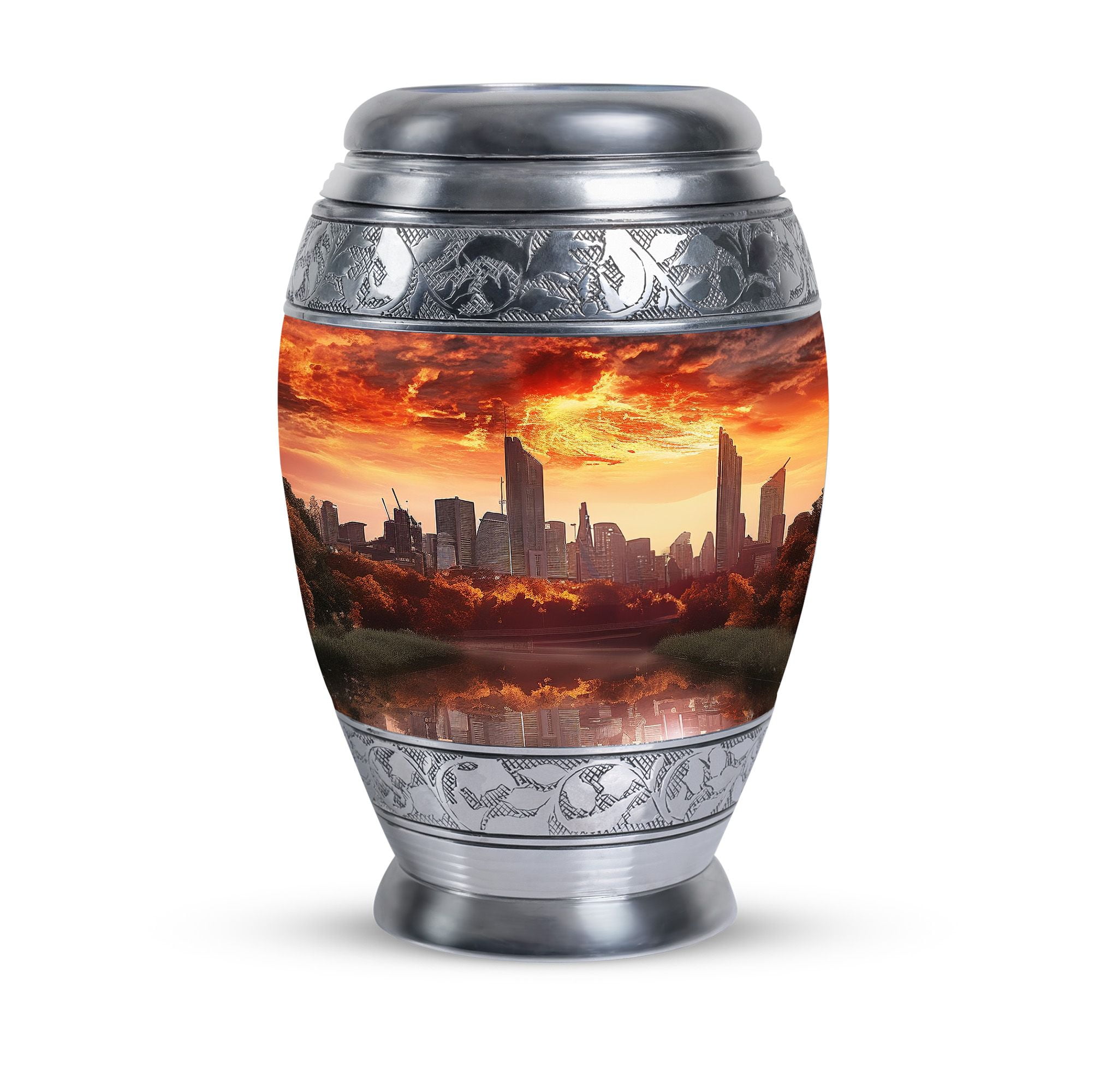 Big City View Urn For Ashes Adult Male - Funeral Urns For Human Ashes ...