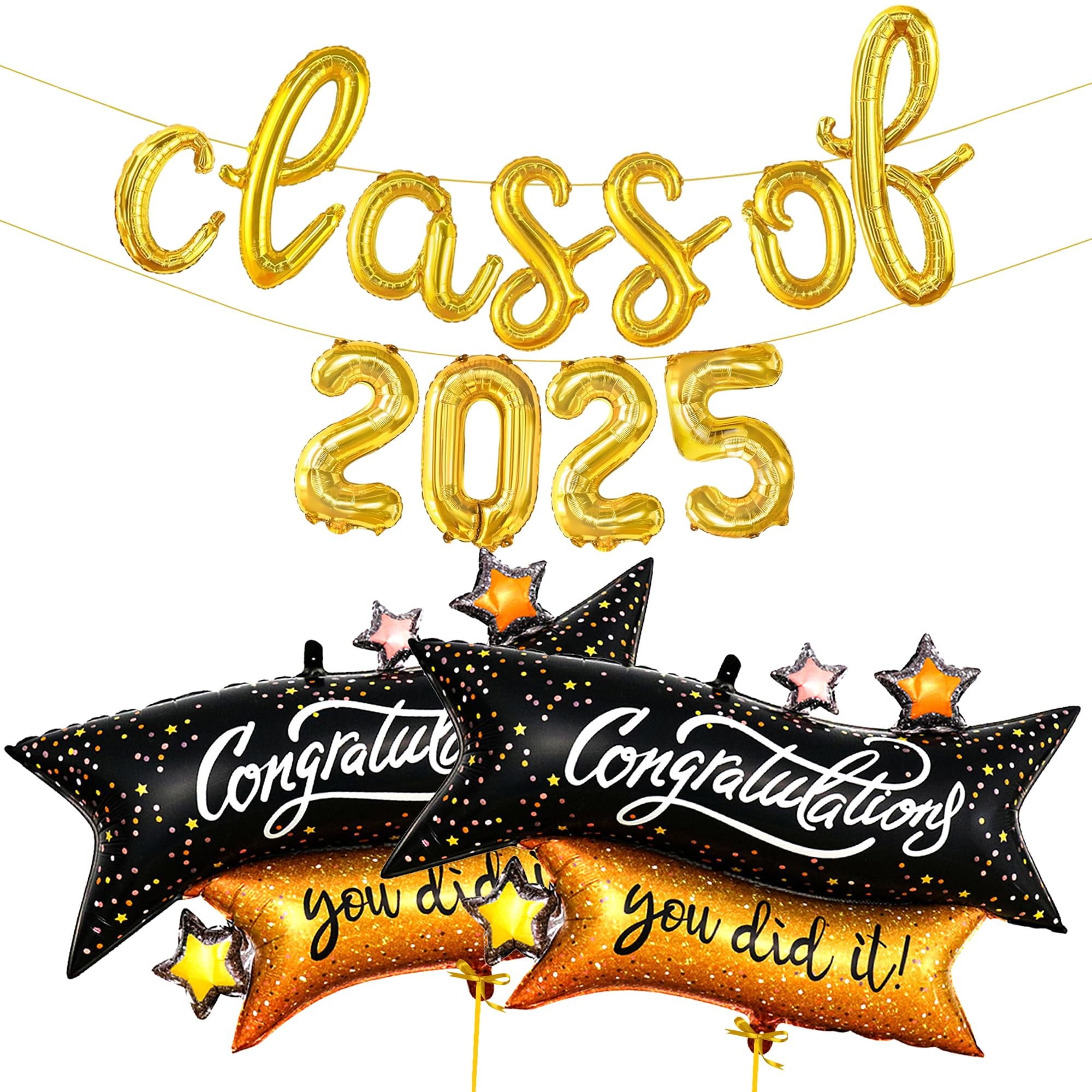 Big, Class of 2025 SSF20 Graduation Balloons - 18 Inch | 2 Pieces, 40 ...