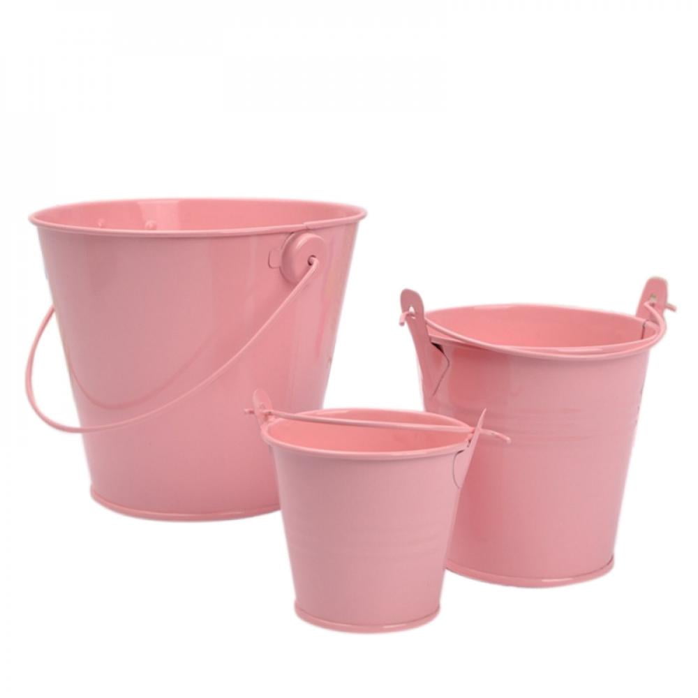[Big Clear!]Mini Metal Buckets Colorful Tinplate Pails with Handles ...