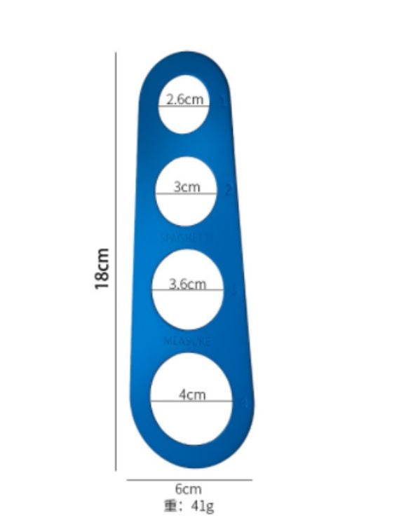 Big Clearance! 4-hole Stainless Steel Spaghetti Measure Tool Measure ...
