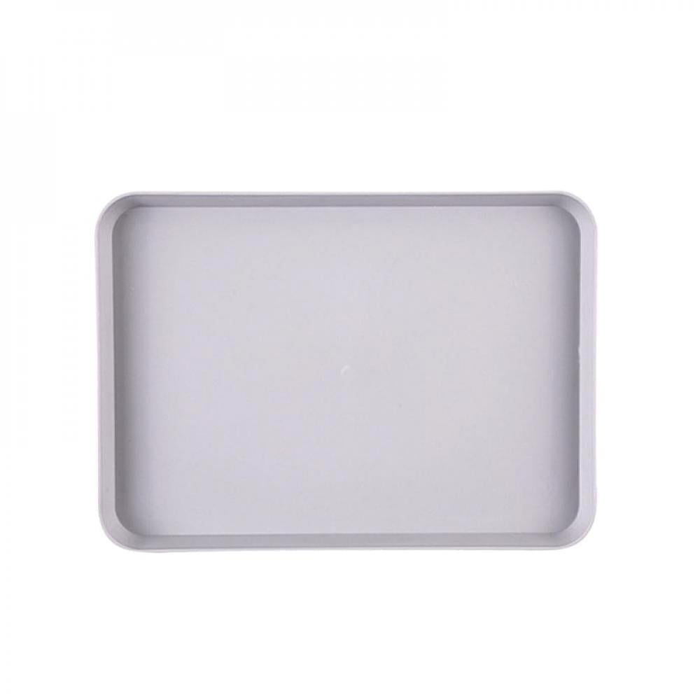Big Clearance! Rectangle Heavy Duty Plastic Tray Serving Platters Food ...