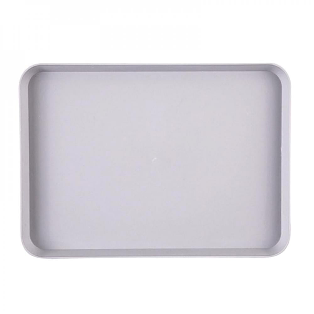 Big Clearance! Rectangle Heavy Duty Plastic Tray Serving Platters Food ...