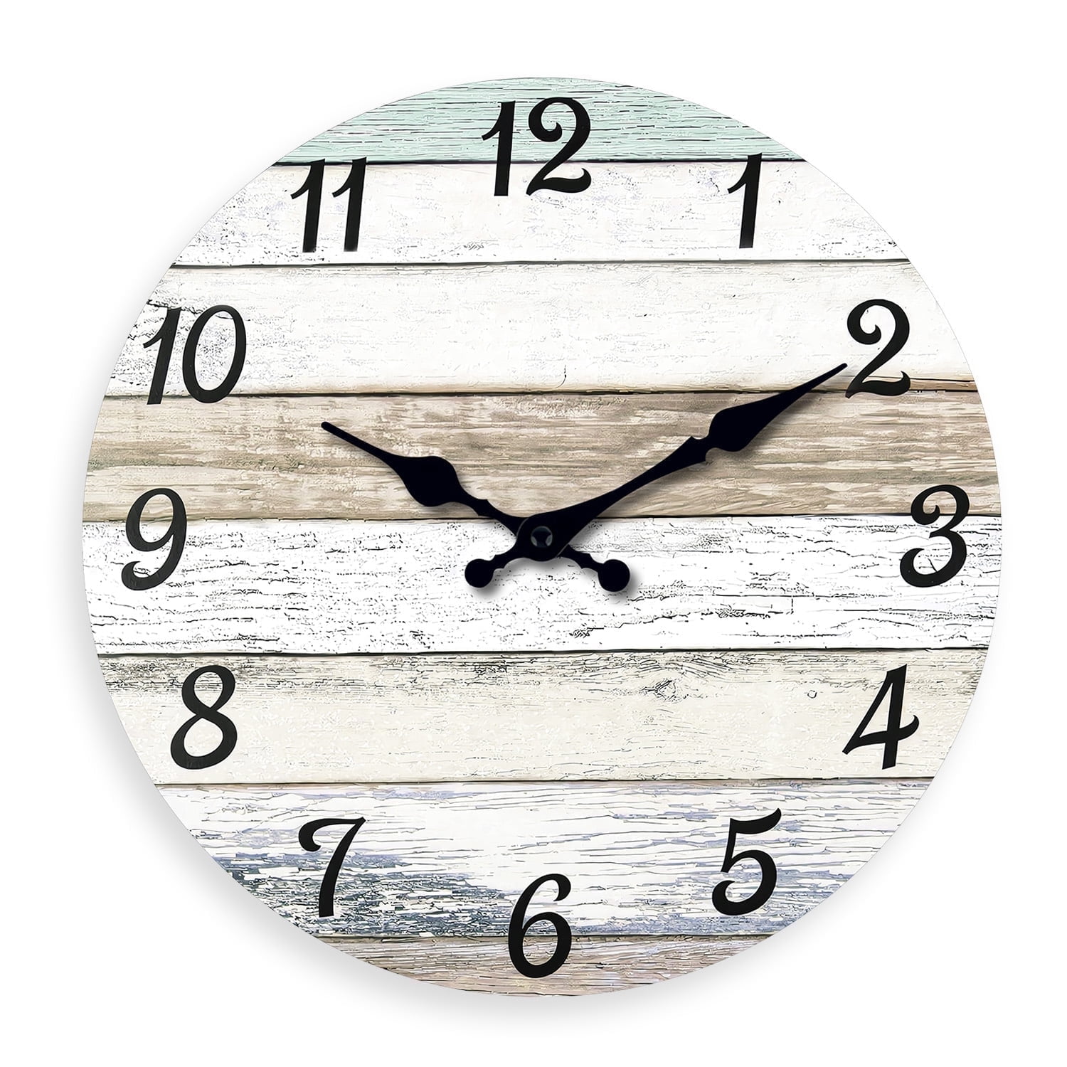 Big Clock for Wall Living Room Decor - 16 Inch Wooden Wall Clocks ...