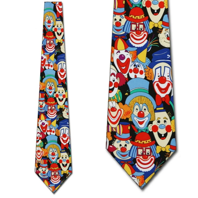Big Clowns Allover Necktie Mens Tie - Walmart.com