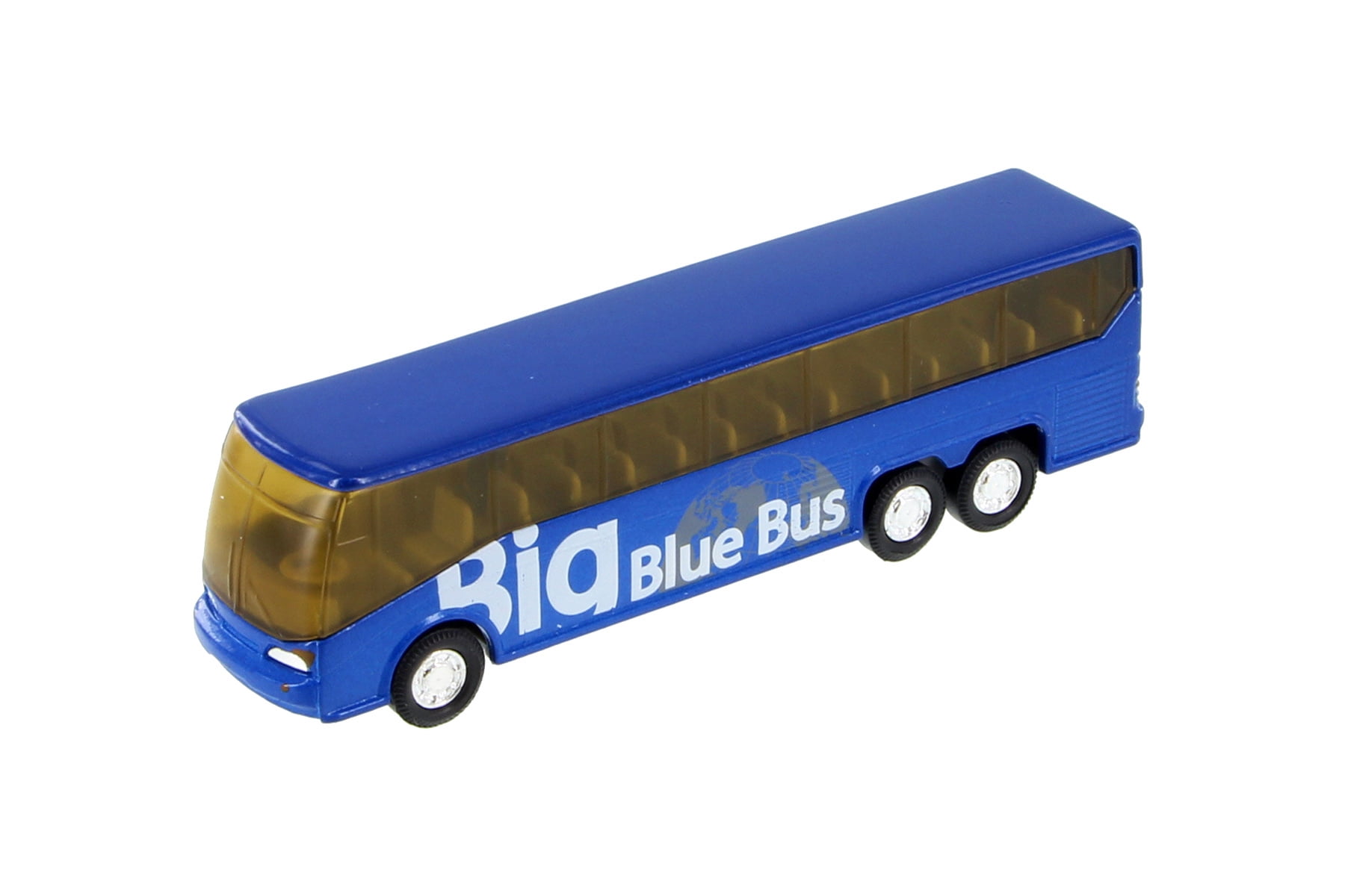 Big Coach Bus, Blue - Showcasts 9803DBG - 6 Inch Scale Diecast Model ...
