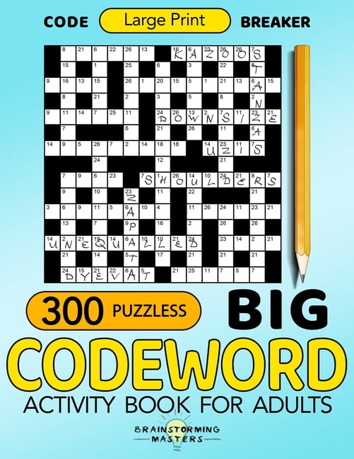 Big Codeword 300 Puzzles Large Print - Walmart.com