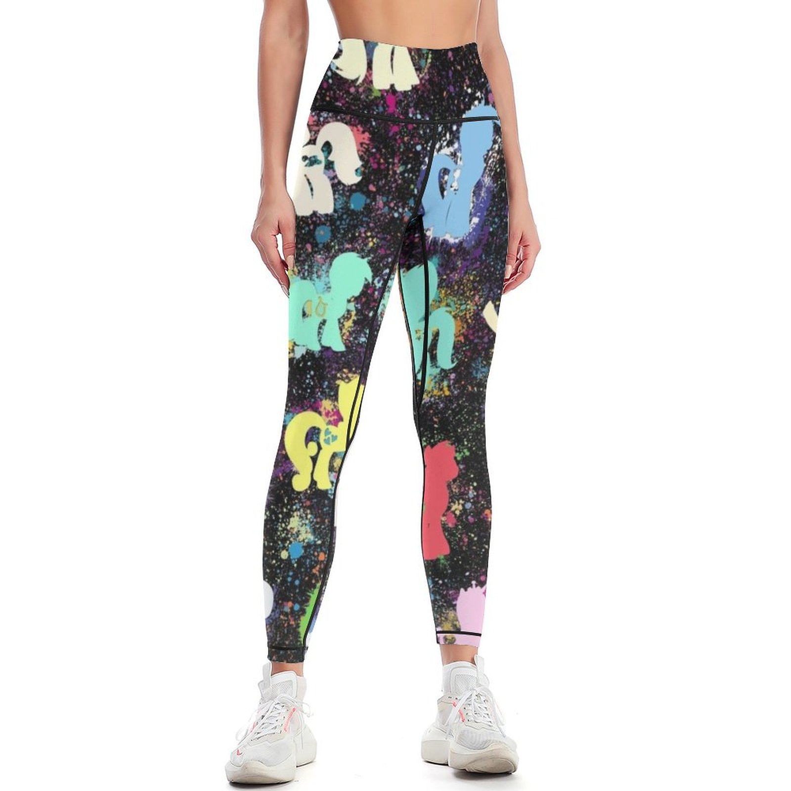 Big Colour Leggings sporty woman gym sports tennis for Womens Leggings ...