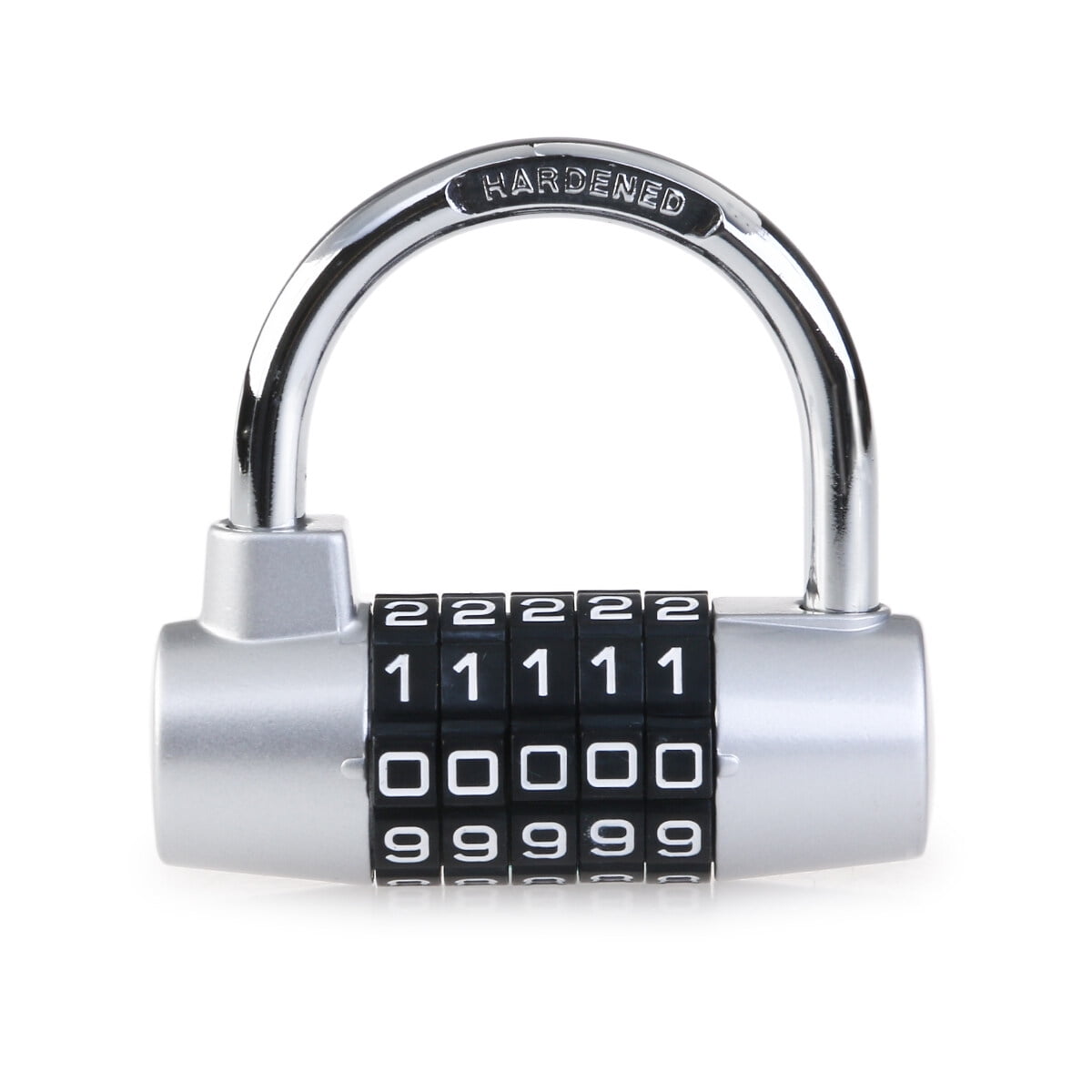 Big Combination Security Padlock 5- Keyless Sturdy Password Lock for ...