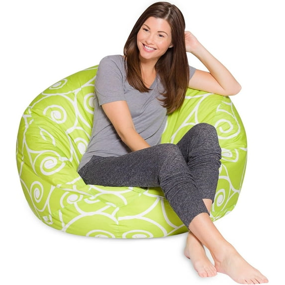 Big Comfy Bean Bag Chair: Large Beanbag Chairs with Removable Cover for ...