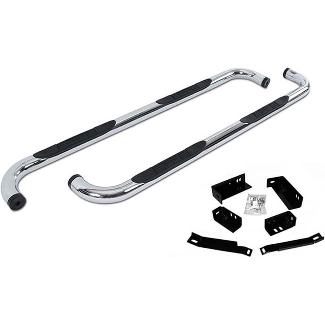 Big Country 372763 3" Round Classic Side Bars - Complete Kit with ...