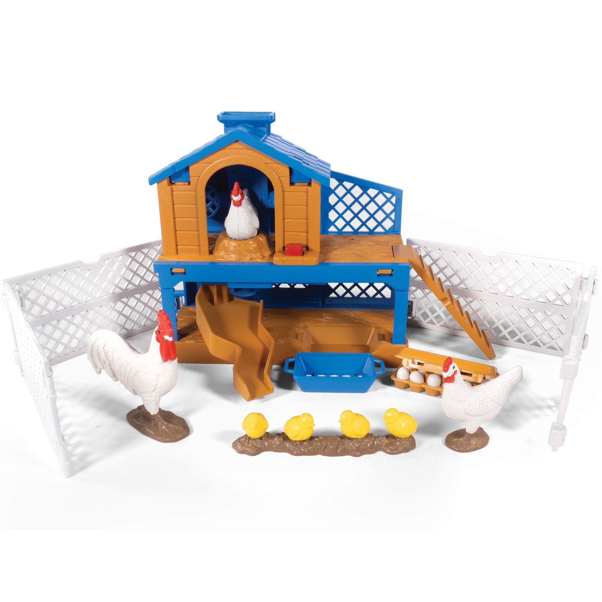 Big Country Toys: Chicken Coop Adventure - 11-Piece Farm Toy Playset ...