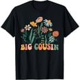 Big Cousin Wildflower First Birthday Baby Shower T-Shirt - Walmart.com