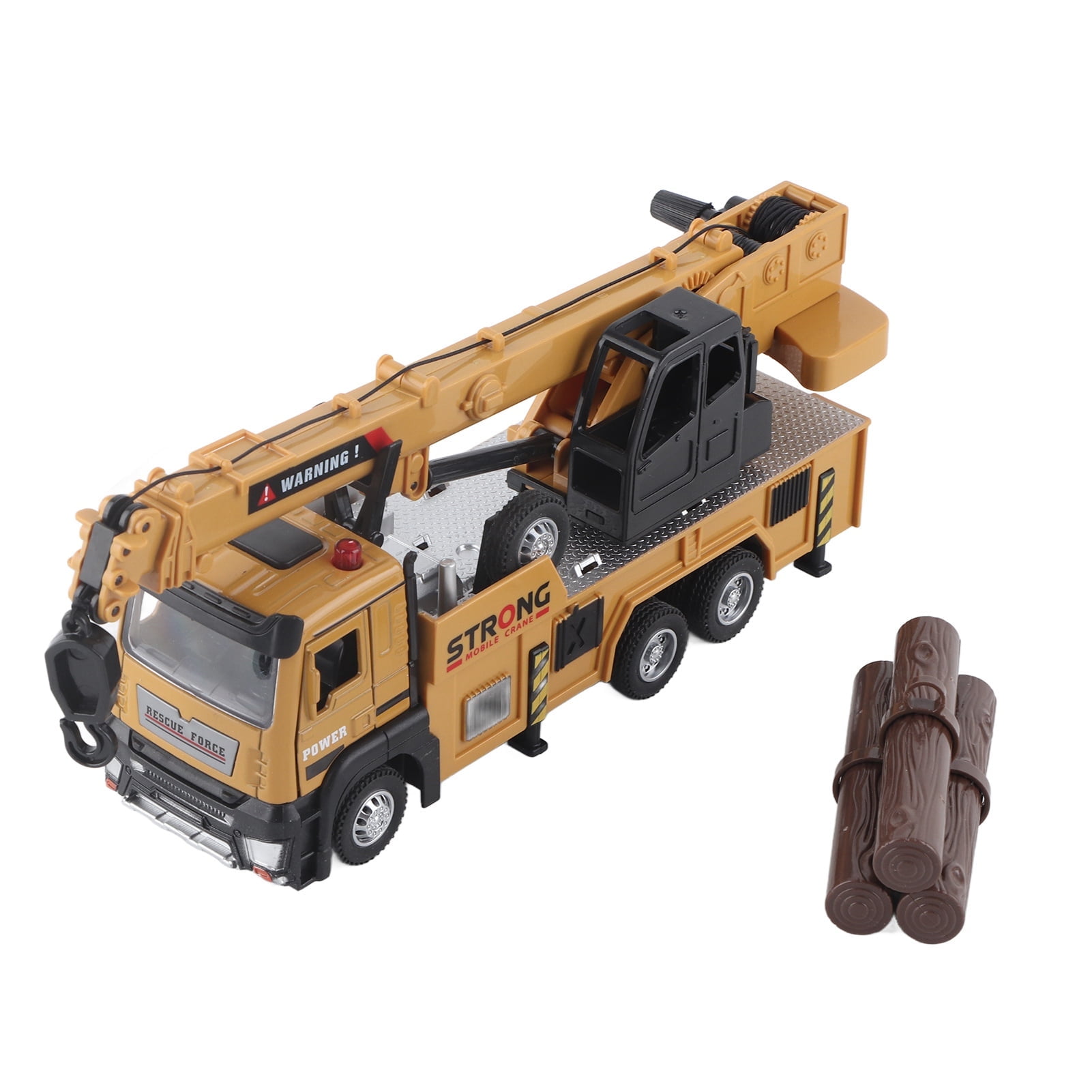 Big Crane Truck Alloy Toy 1/16 Scale Friction Dynamic Design Improving ...