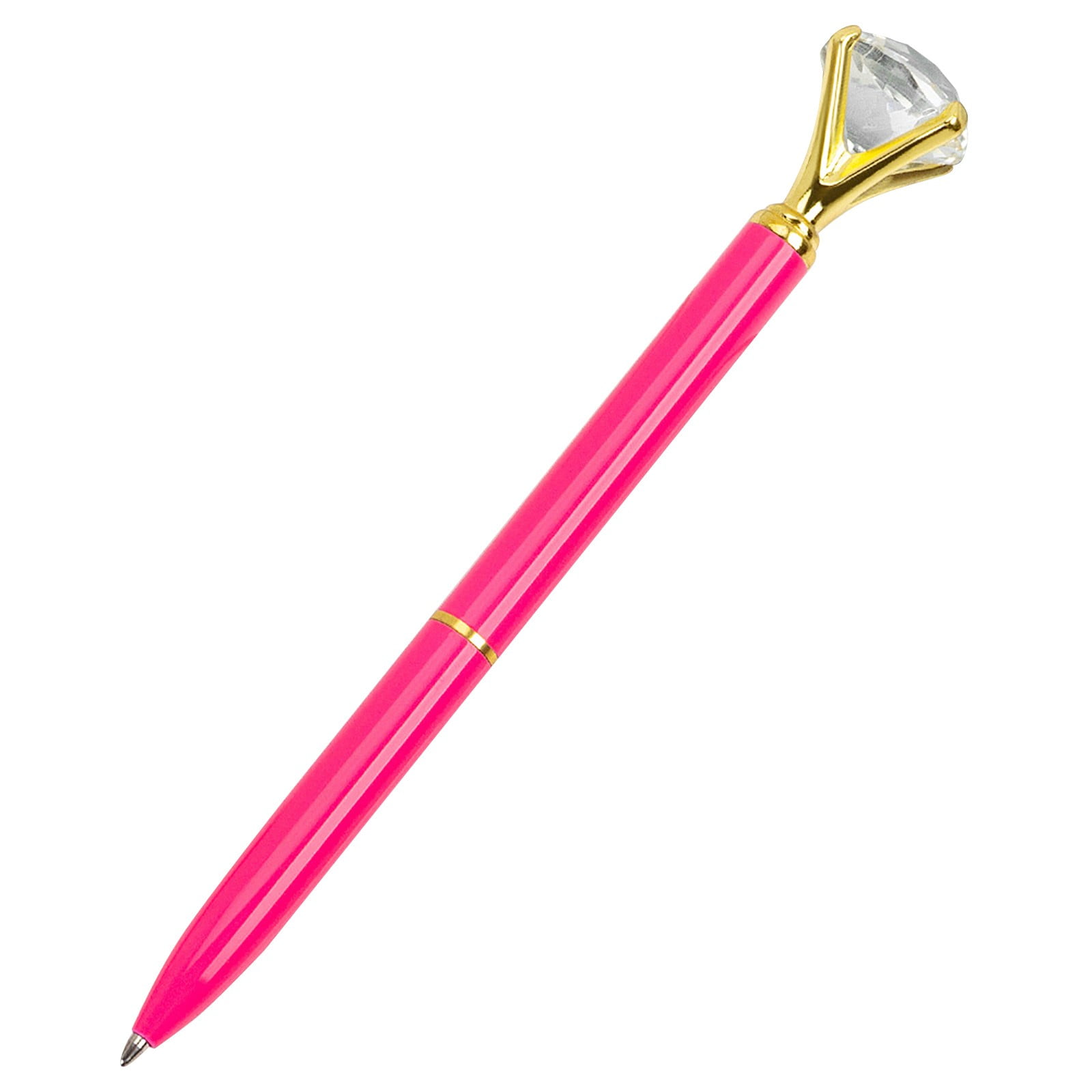 Big Crystal Diamond Ballpoint Pen Bling Metal Ballpoint PenOffices and ...