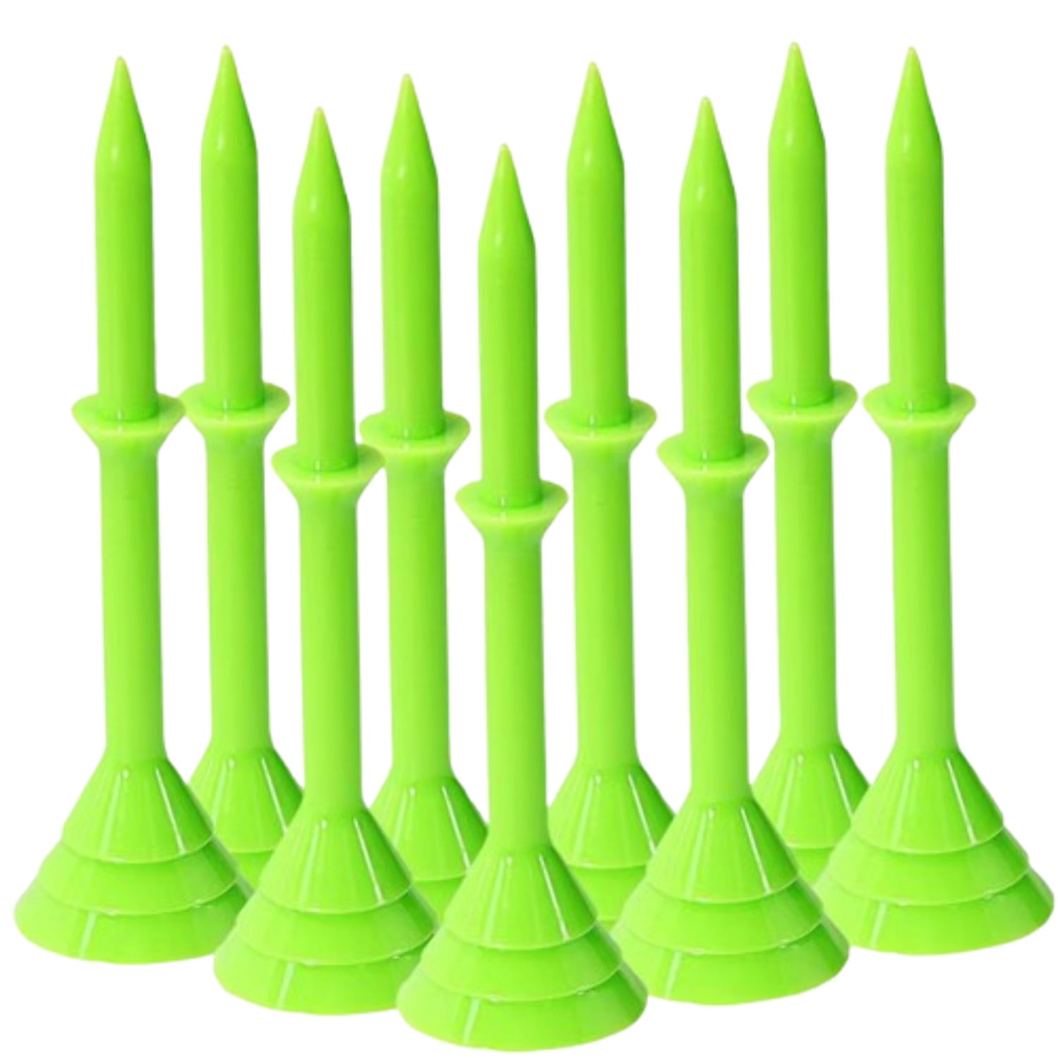 Big Cup Golf Tees with Stopper. 2" Ball Height. Bag of 10 Tees by Aim ...