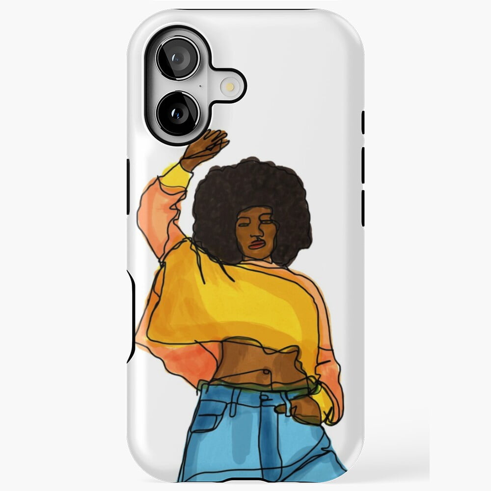 Big Curly Natural Afro iPhone Case 17 through 11 Pro Max - Walmart.com