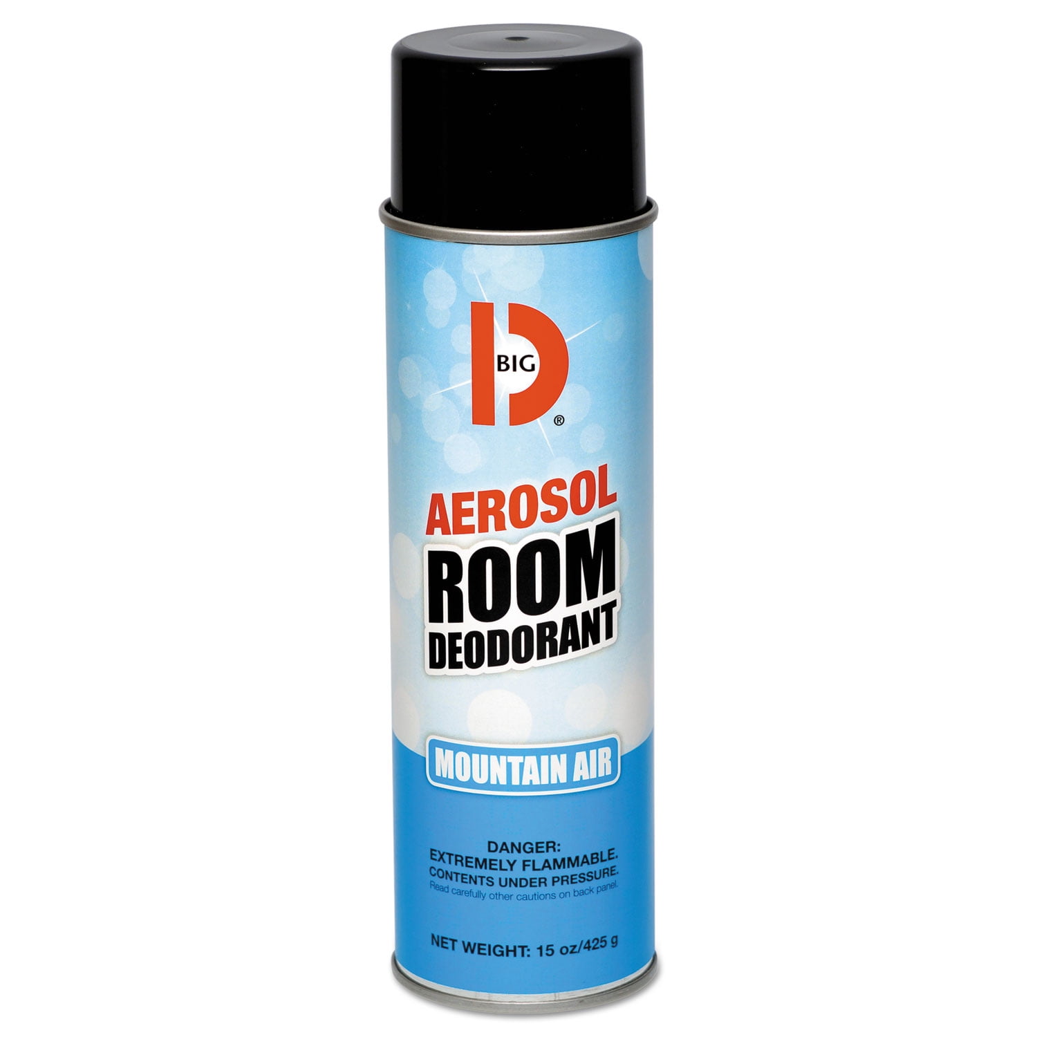 Big-D-1PK Aerosol Room Deodorant, Mountain Air Scent, 15 oz Can, 12/Box ...