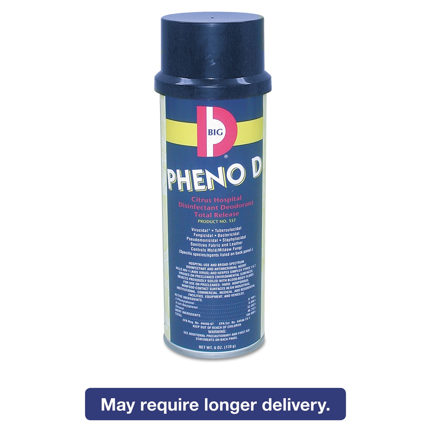 Big D Industries Pheno D Aerosol Antimicrobial Deodorizer Citrus 6oz 12 ...