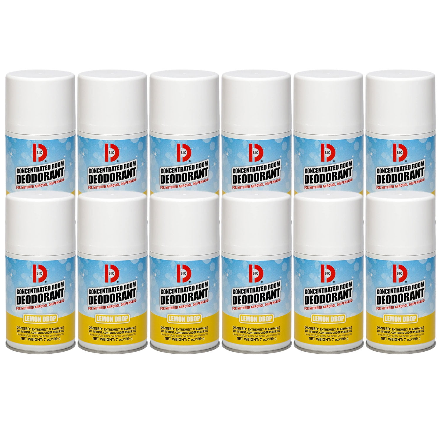 Big D Lemon Drop Fragrance Concentrated Room Deodorizer (12 Pack ...