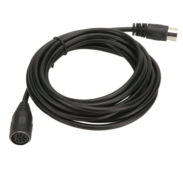 Big DIN Adapter Cable 8 Pin Male to Female Speaker Sound Extension Cord ...