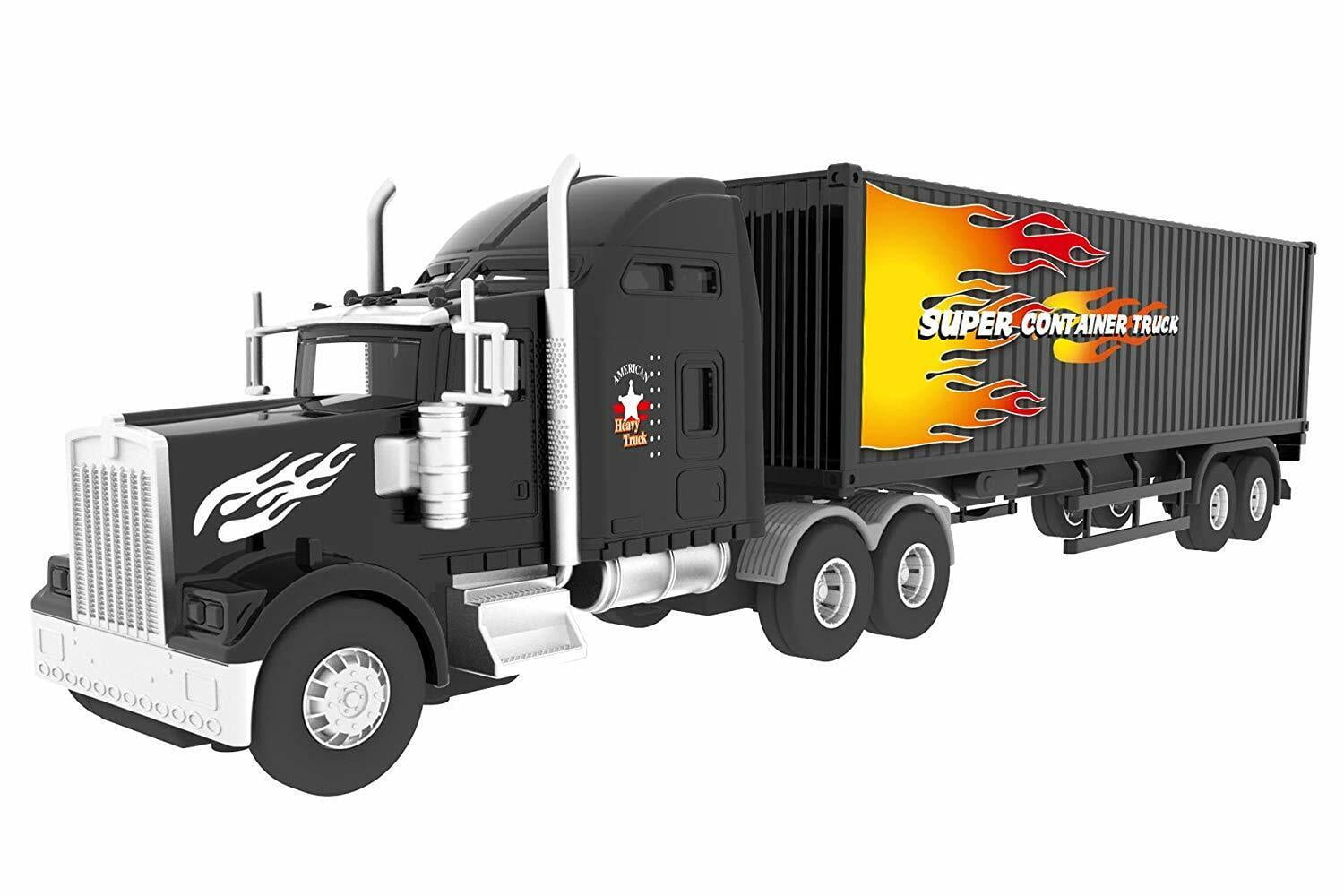 Big Daddy Big Rig Tractor Trailer Transport Toy Trucks Big Toy Truck ...