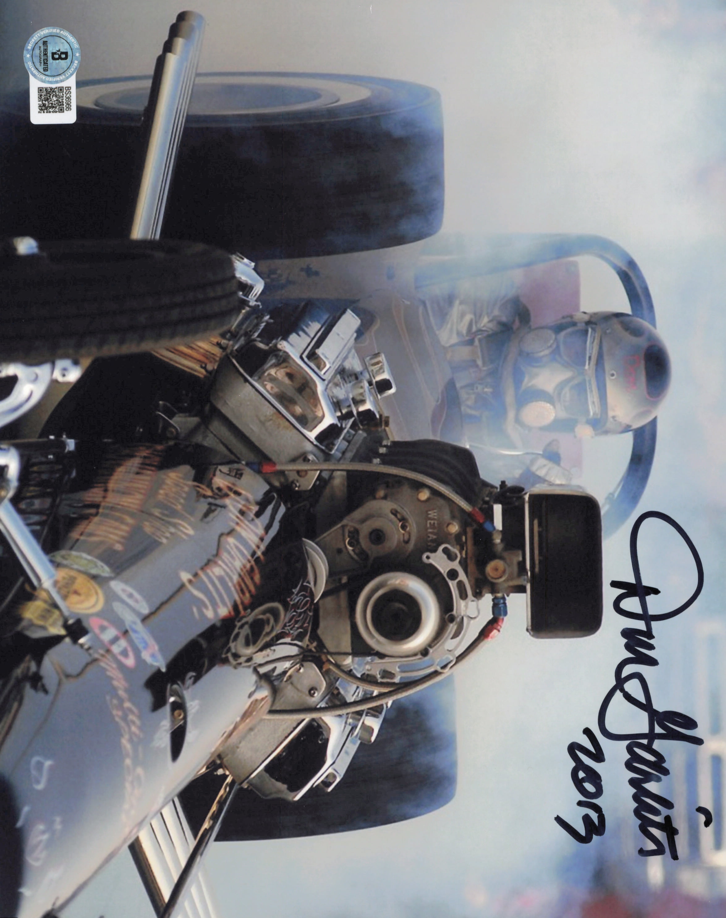 Big Daddy Don Garlits Autographed 8x10 Photo Drag Racing Beckett BAS QR ...