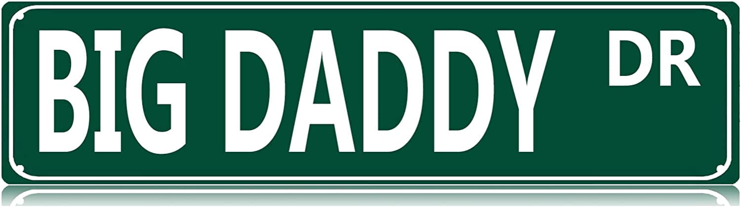 Big Daddy Dr Metal Street Tin Sign Novelty Dad Dads Room Funny Vintage ...