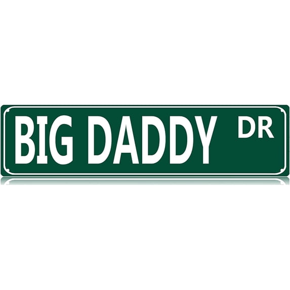 Big Daddy Dr Metal Street Tin Sign Novelty Dad Dads Room Funny Vintage ...