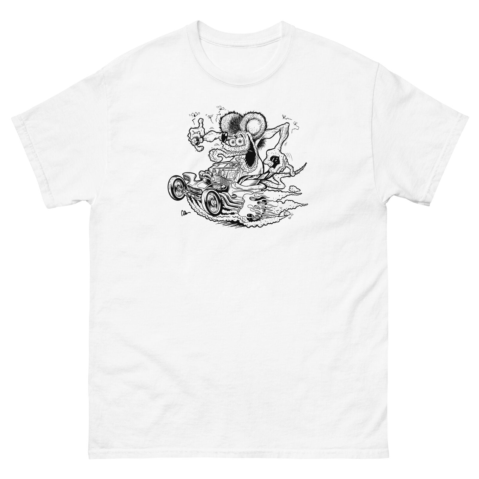 Big Daddy Ed Roth Mr Gasser Rat Fink Vintage Gildan T-Shirt - Walmart.com