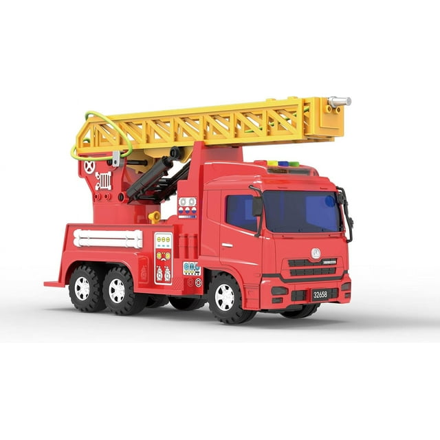Big Daddy Oversized Fire Truck Toy for Kids with Lights, Sounds, and ...