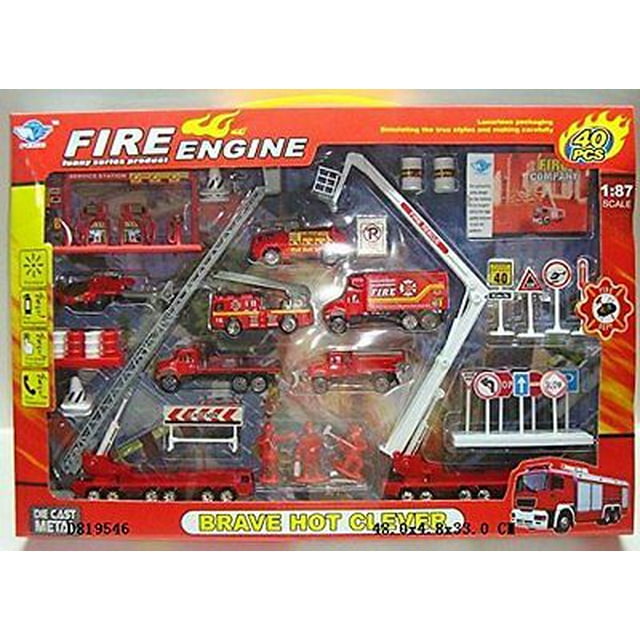 Big-Daddy Fire Rescue Toy Play Set To Create a Perfect Emergency Scene ...