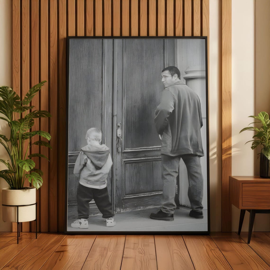 Big Daddy Poster, Adam Sandler Wall Art, Classic Movie Print, Black And ...