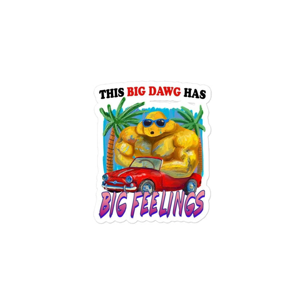 Big Dawg Bubble-free stickers vinyl decal cute sticker aesthetic design ...