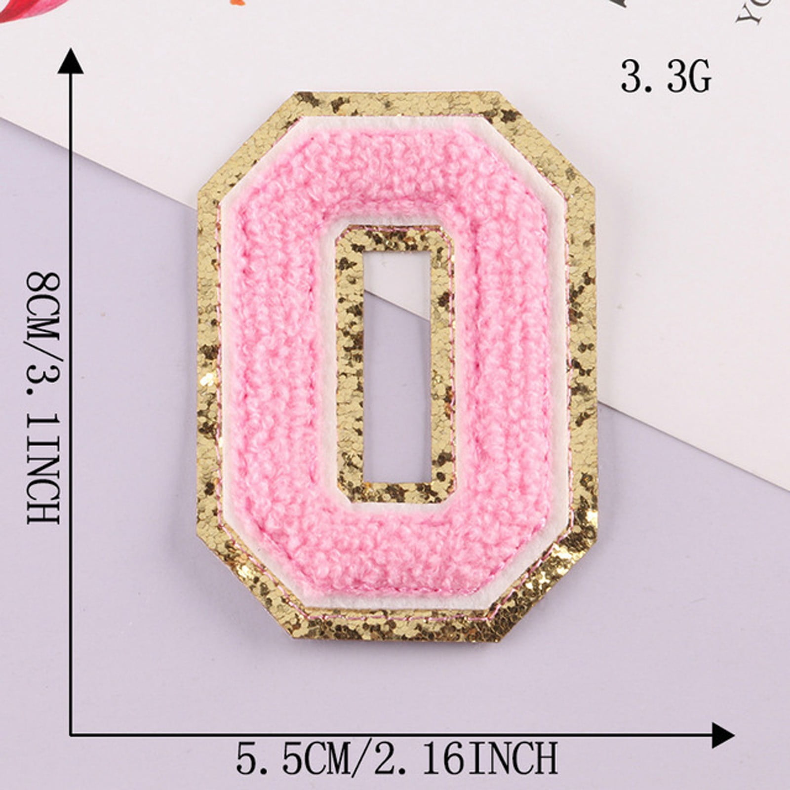 Big Deals！ Lloopyting Computer Embroidery Label Towel Embroidery English Letter Patch Sticker ...