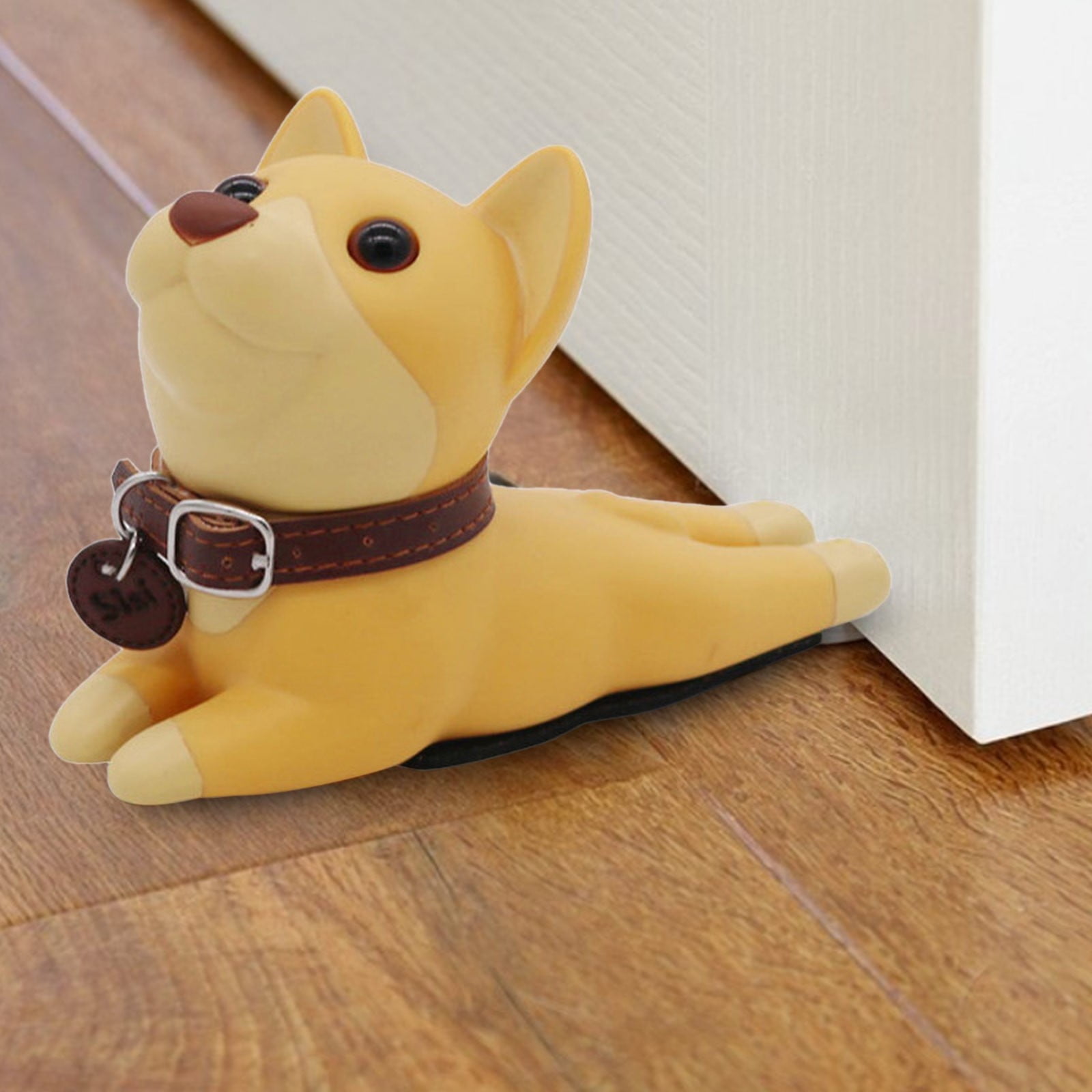 "Lloopyting Weighted Door Stopper, Cute Dog Decorative Door Wedge, Non-Slip Base, 3.94"" x 2.36 ...