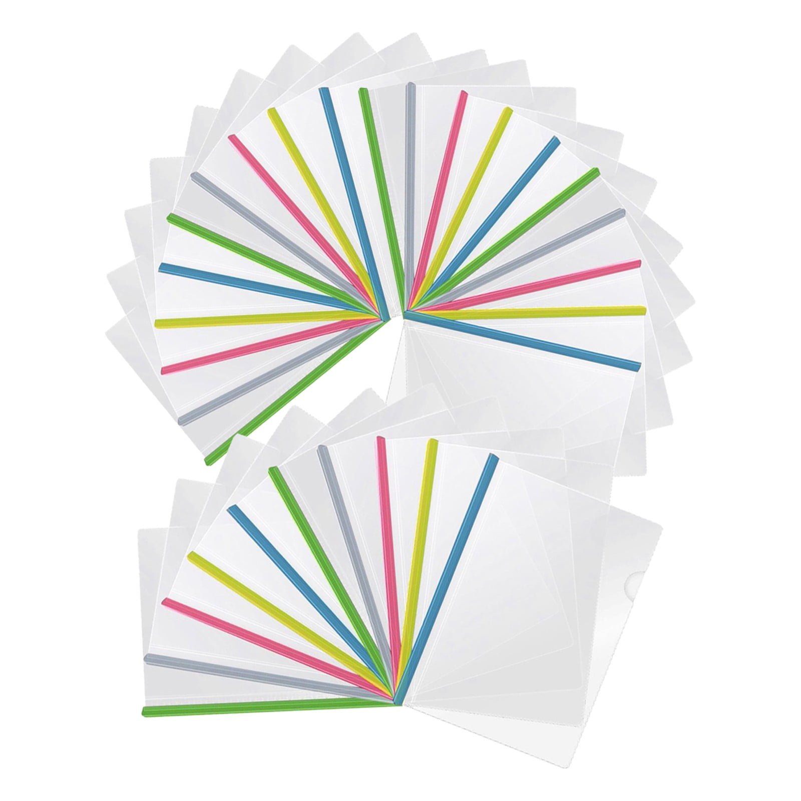 Big Deals! Promotion 30pcs Transparent File Folder Sliding Bar Report ...