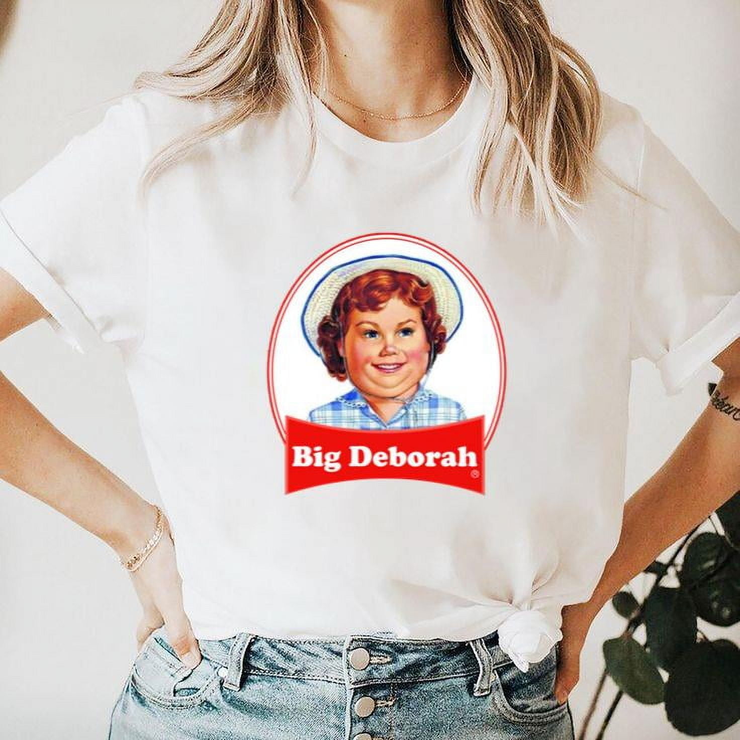 Big Deborah Little Debbie Snacks Retro Nostalgia T SHIRT Oatmeal Creme ...