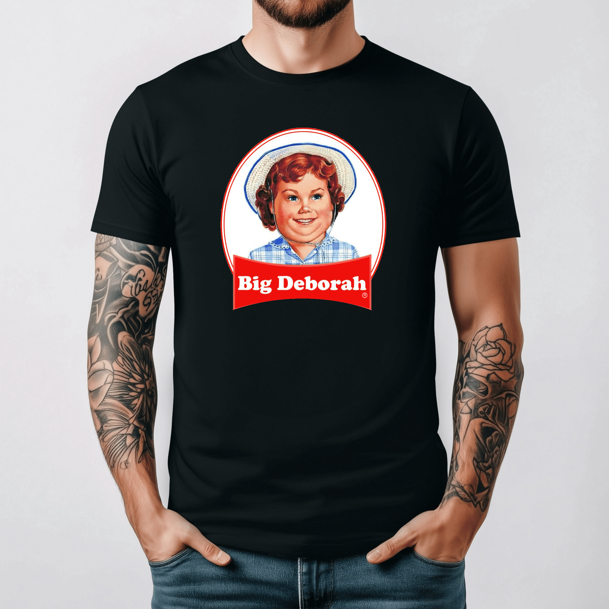 Big Deborah Snack Cake Parody Funny Humor Foodie Nostalgia Art Shirt ...