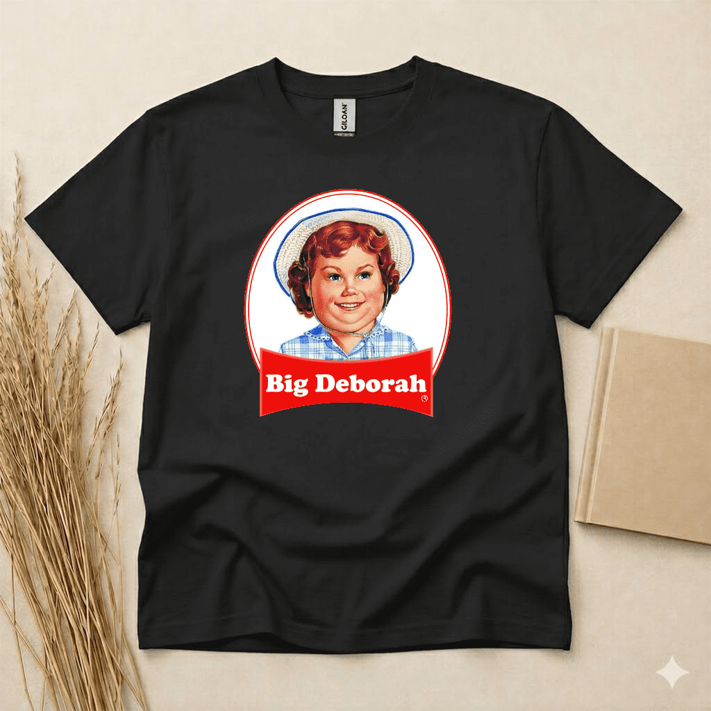 Big Deborah Snack Cake Parody Funny Humor Foodie Nostalgia Art Shirt ...