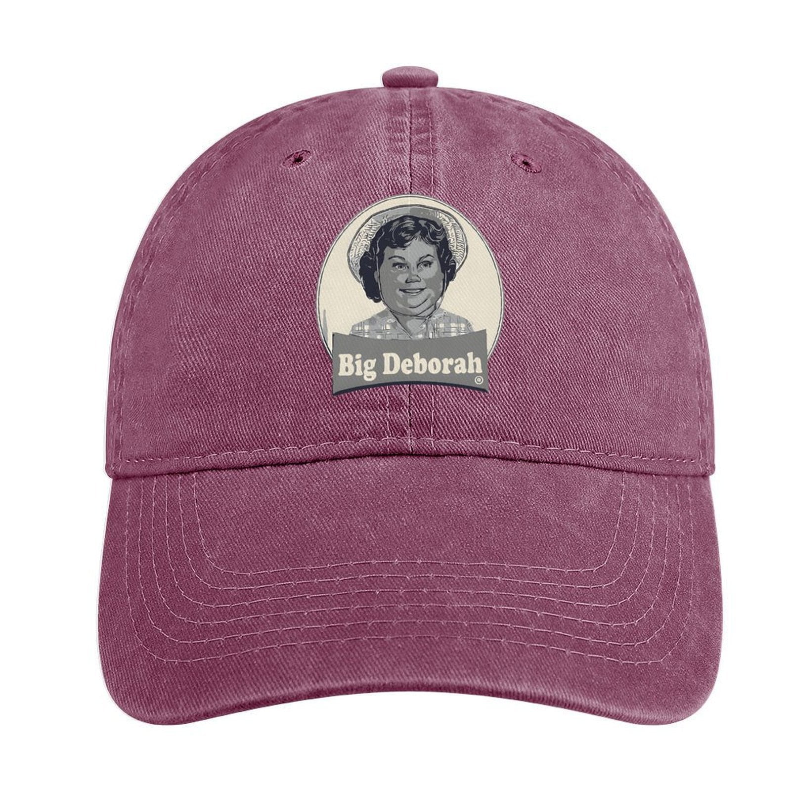 Big Deborah Wine Red Hat Adjustable Funny Fashion Unisex Baseball Cap ...