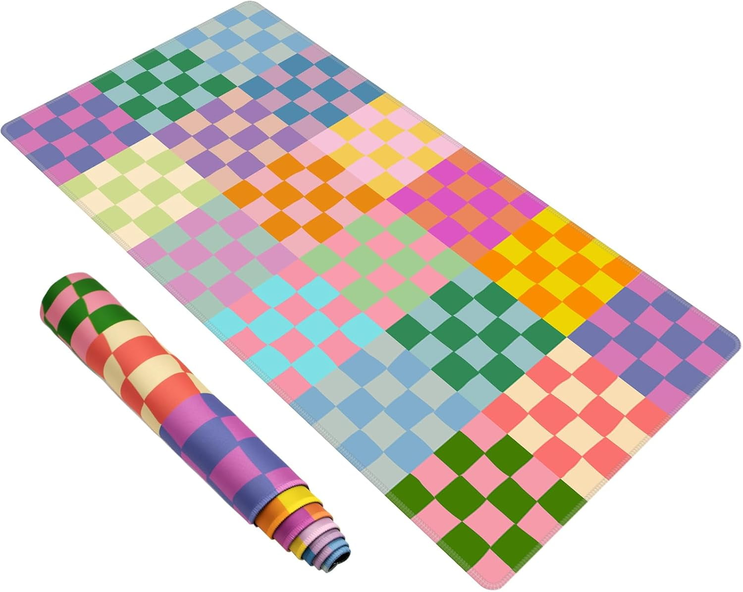 Big Desk Mat,XXL Extended Large Mouse Pad,Gaming Mousepad with Stitched Edge,Non-Slip Rubber ...