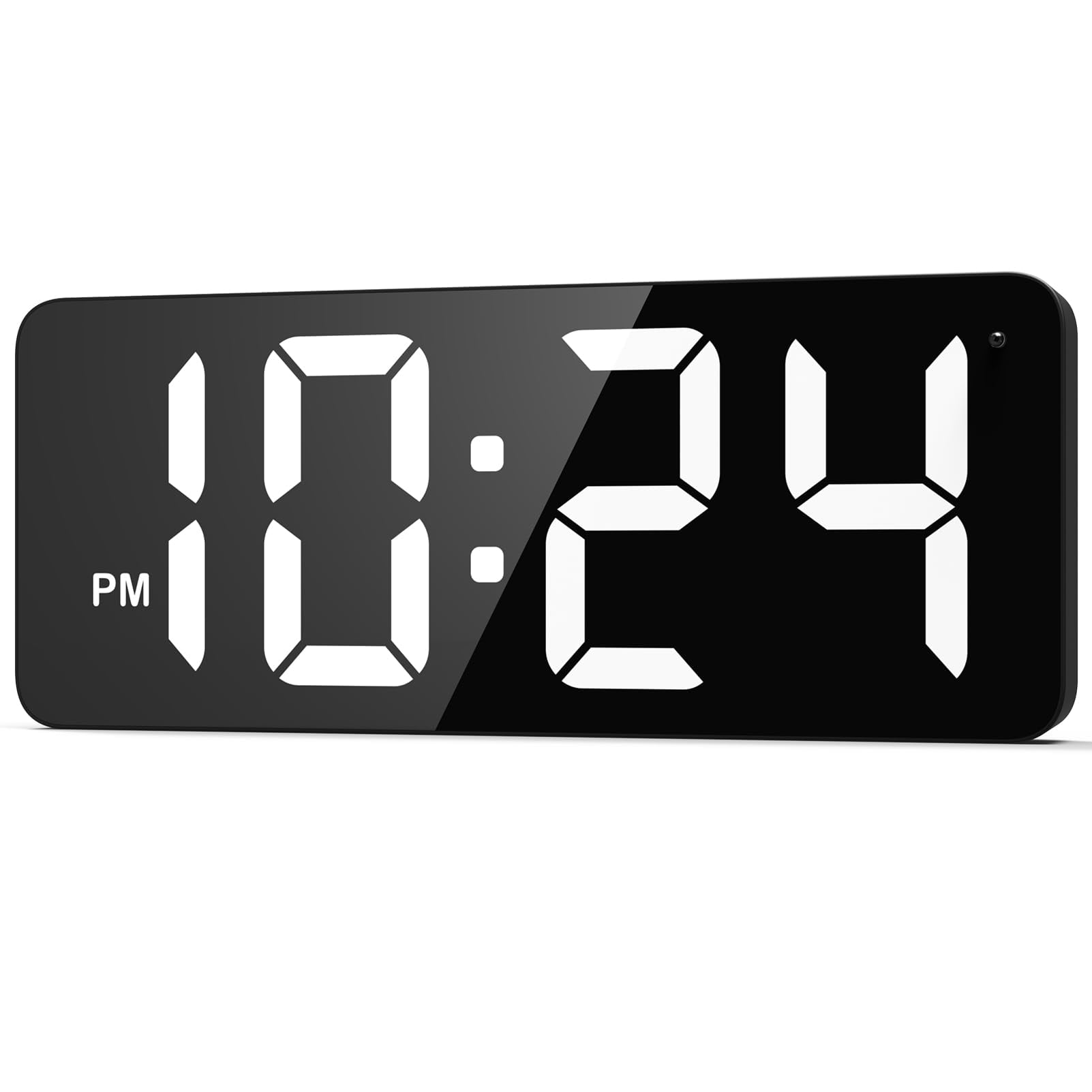 Big Digit LED Wall Clock, Auto Adjusting Brightness, Plug in Electric ...