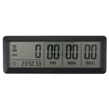 LED Countdown Clock Digital Timer 999 Days Retirement Reusable Clock ...