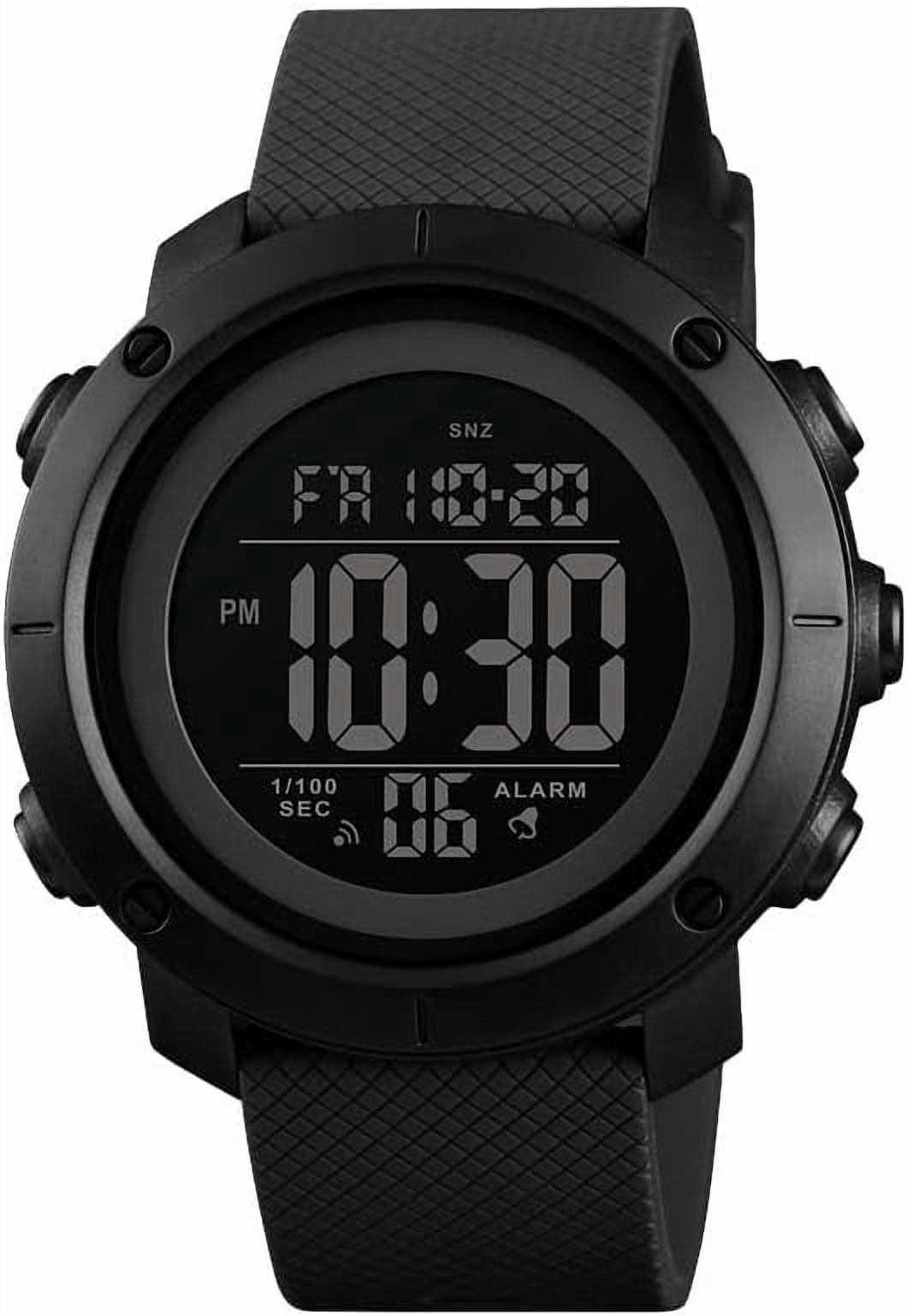 Big Digital Watch Sports Waterproof Military Back Light Watch for your ...